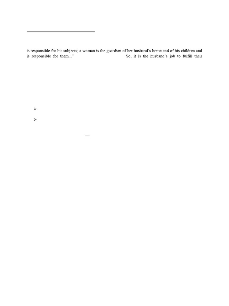 Maintenance Obligations in Muslim Law | PDF | Marriage | Social ...