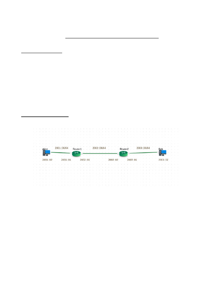 Configuring IPv6 Static Routes | PDF | Ip Address | I Pv6