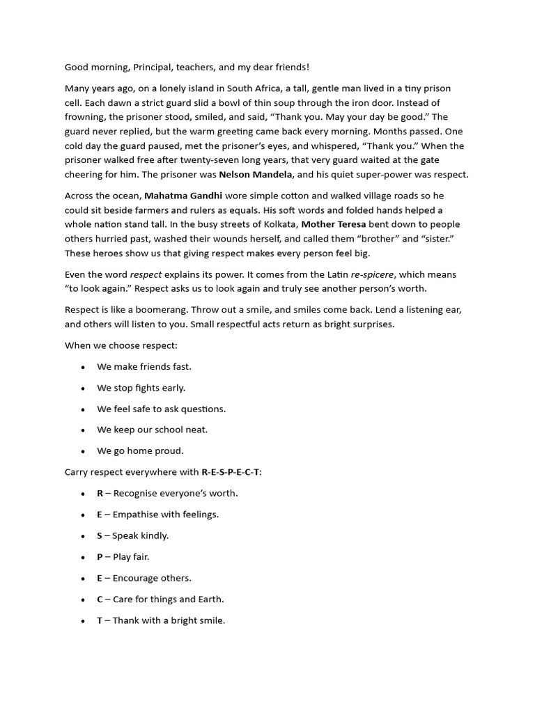 Hannah - Respect | PDF