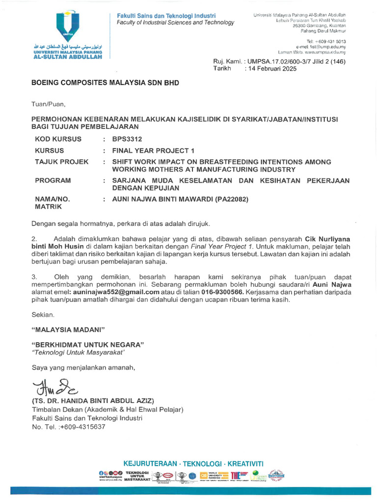 Approval Letter | PDF