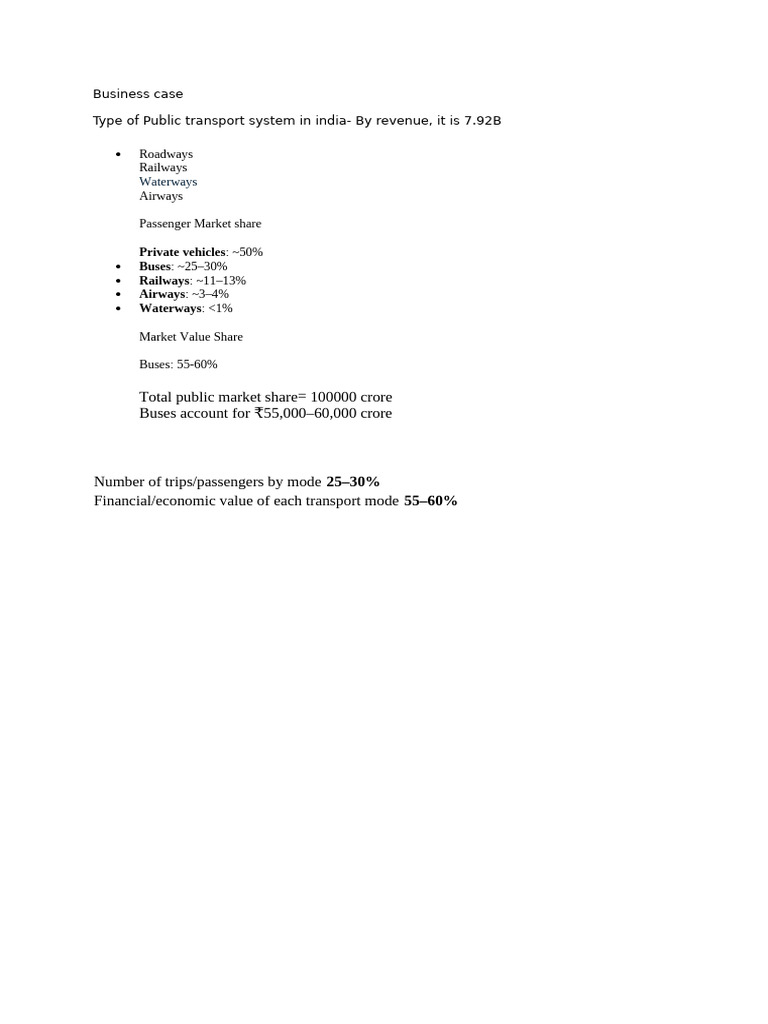 Business Case | PDF