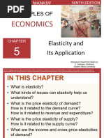 Chapter 5 Elasticity and Its Application | PDF | Elasticity (Economics) | Demand