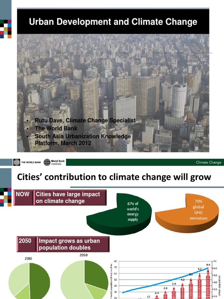 Rutu Dave - Urban Development and Climate Change | PDF | Efficient ...