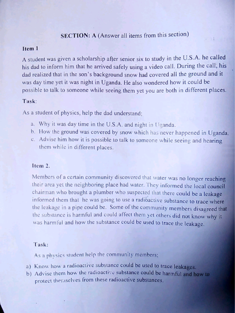 Burjeb Mock Phy 1 2024 | PDF