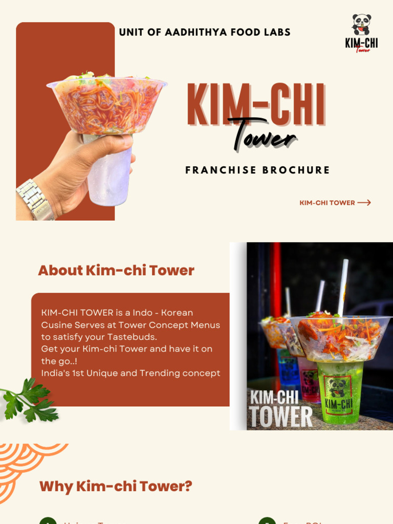 Kim-Chi Tower Franchise Overview | PDF | Menu | Fee