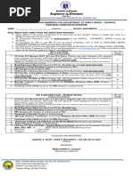 Checklist of Requirements Reclassification | PDF