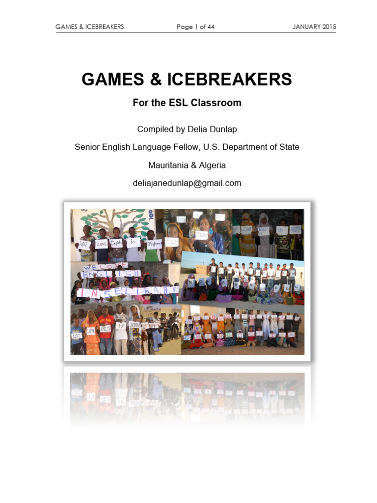 Games&Icebreakers | PDF | Grammatical Conjugation | Subject (Grammar)