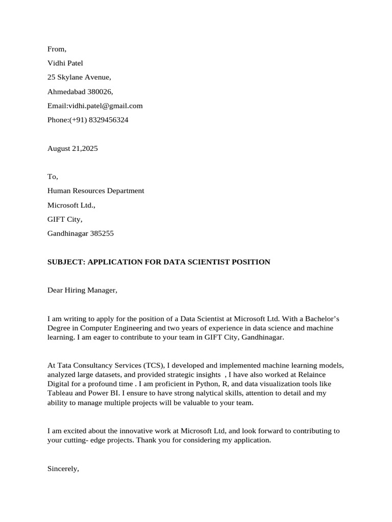 Data Scientist | PDF