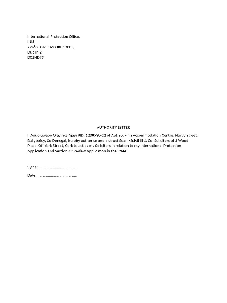 Draft-Authority To S49 Review and IPO | PDF