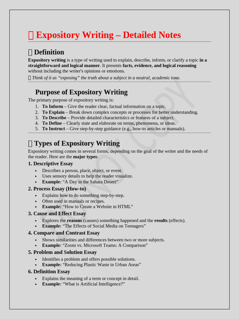 Understanding Expository Writing | PDF | Essays | Cognitive Science
