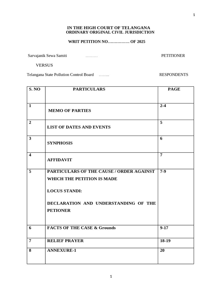 Telangana PIL on Bio-Medical Waste Issues | PDF | Waste | Waste Management