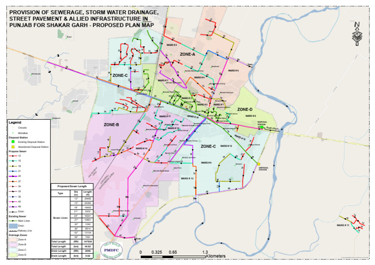 Proposed Sewerage and Drainage Plan | PDF