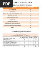 Blue Print Class 10 (2025-26) | PDF