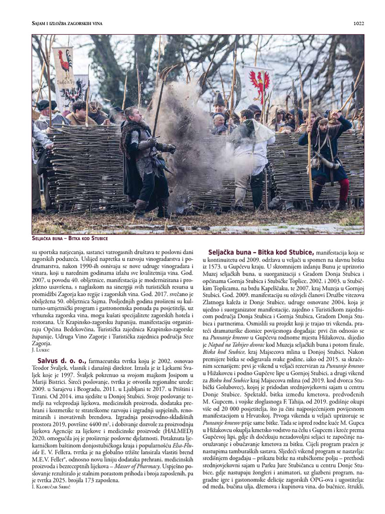 Seljacka Buna - Bitka Kod Stubice | PDF