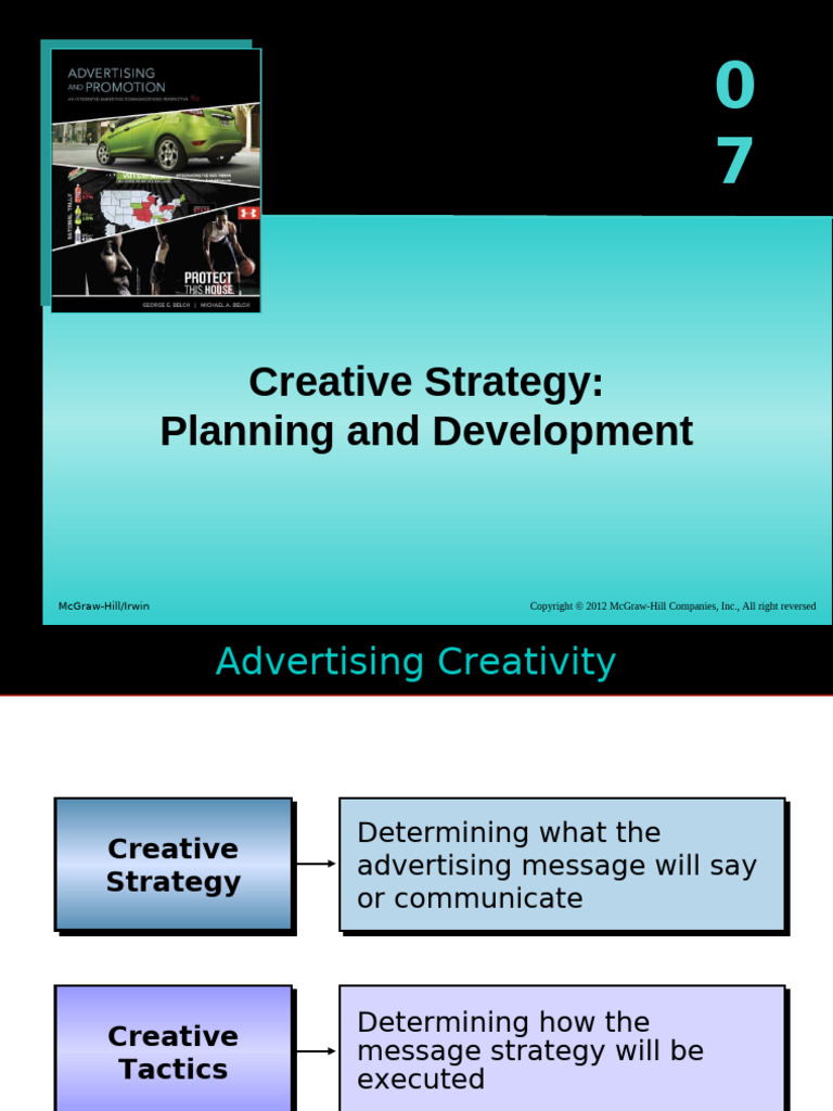 Ch7 Creative Strategy Planning and Development | PDF | Creativity | Brand