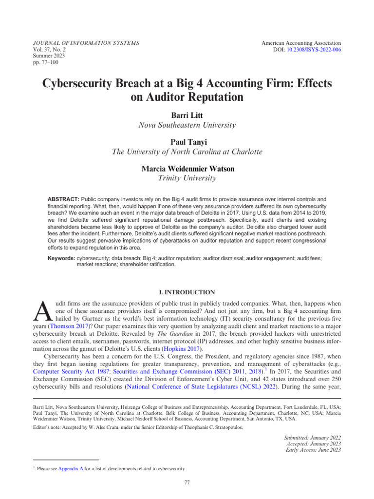 Litt 2023 | PDF | Computer Security | Security