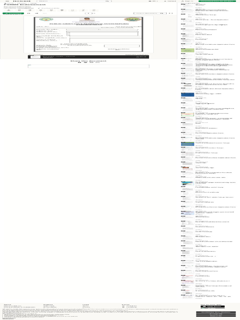 PGRMS Endorsement Document PDF | PDF