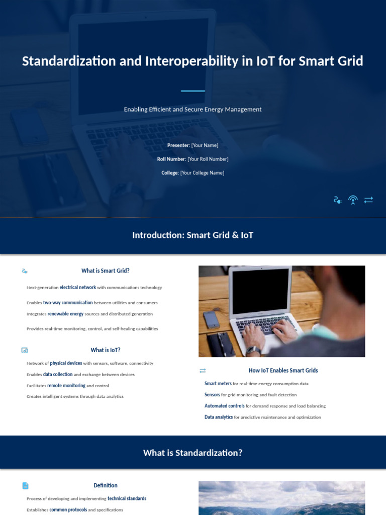 Standardization and Interoperability in IoT For Smart Grid | PDF ...