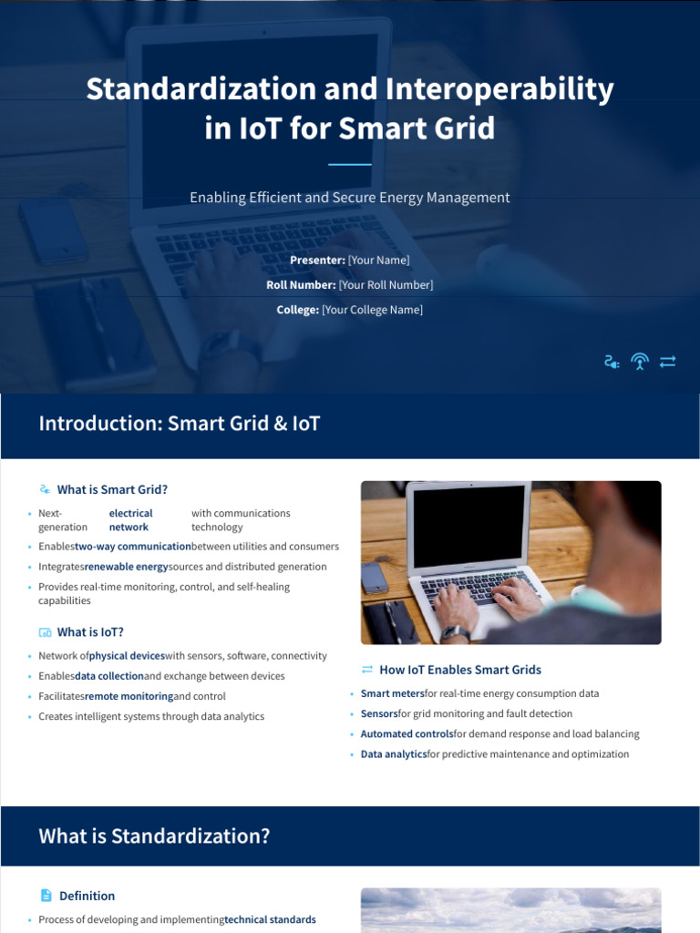 Smart Grid IoT: Standards & Interoperability | PDF | Smart Grid ...