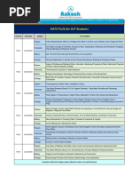 Achiever Test Schedule - 2025-26.cdr | PDF | Viscosity | Liquids