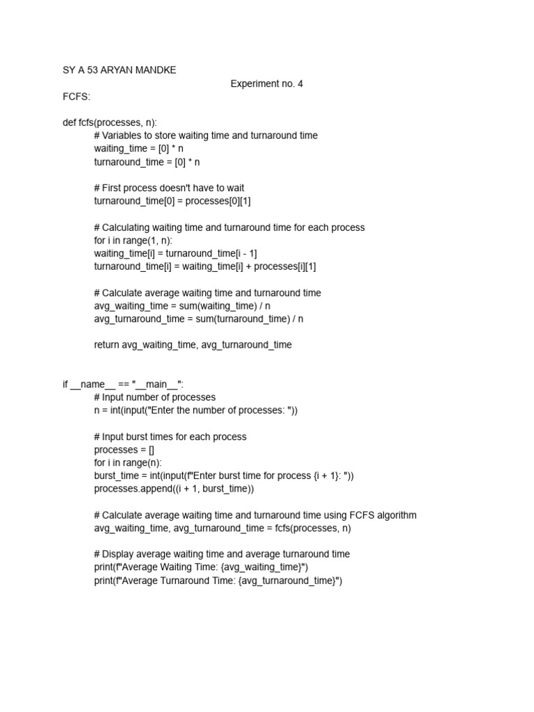 Process Scheduling Algorithms Explained | PDF | Applied Mathematics ...
