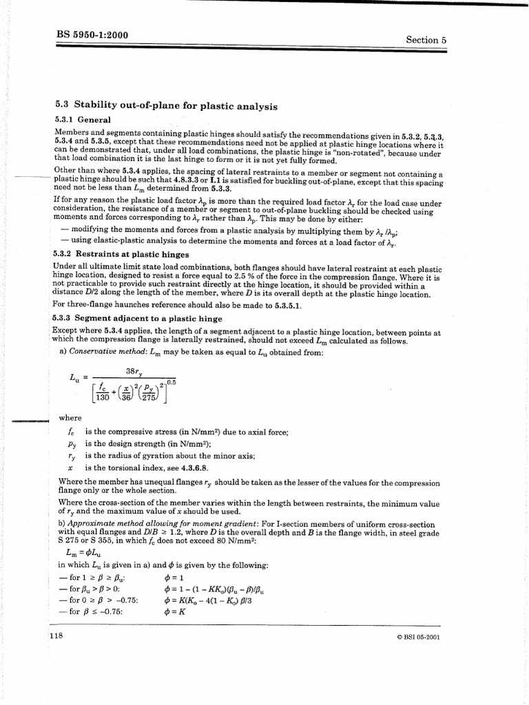 BS 5950-1-2000 Structural Use of Steelwork - Part128 | PDF