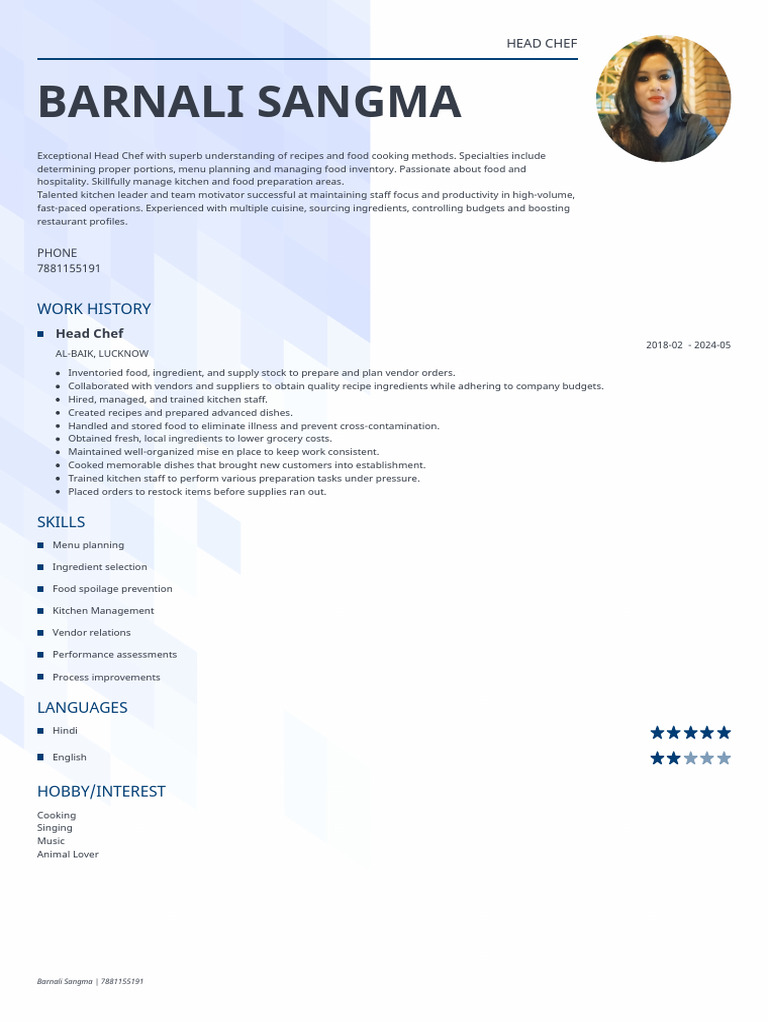 Barnali Resume | PDF