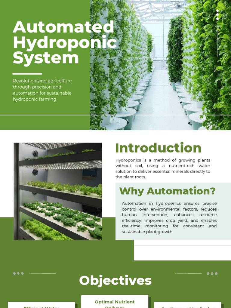 Automated Hydroponic System | PDF | Hydroponics | Automation