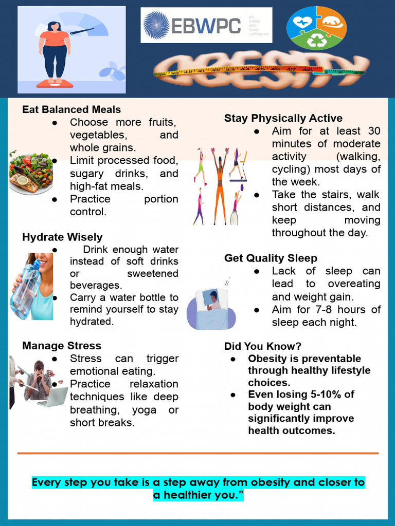 Healthy Lifestyle Tips to Prevent Obesity | PDF