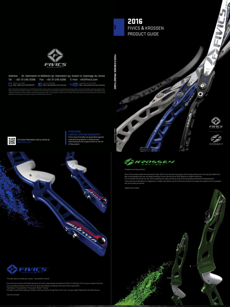 2016 Fivics | PDF | Archery | Bow And Arrow