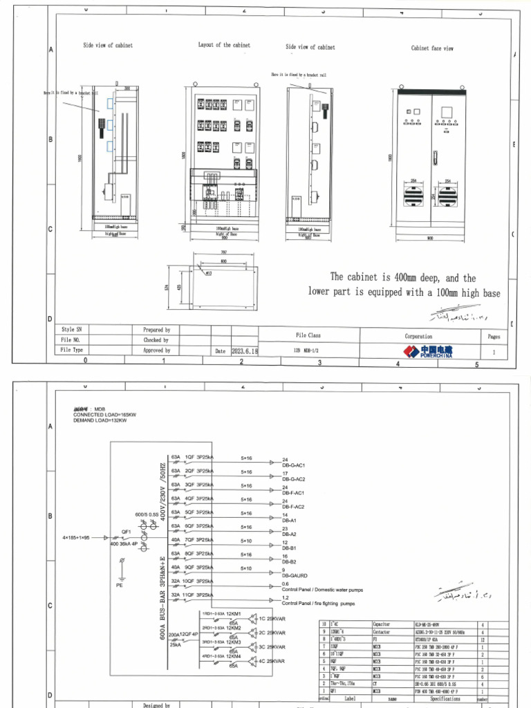 Appendix2 Shopdrawing-MDB Distribution Board | PDF