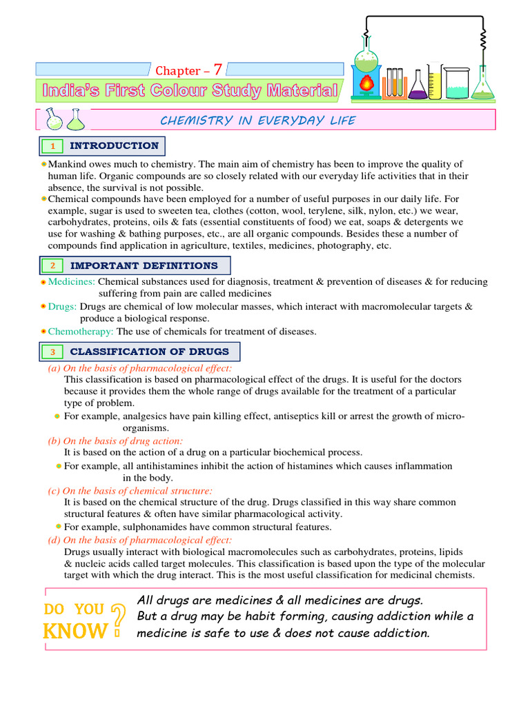 16.chemistry in Every Day Life Colour Booklet | PDF | Active Site ...