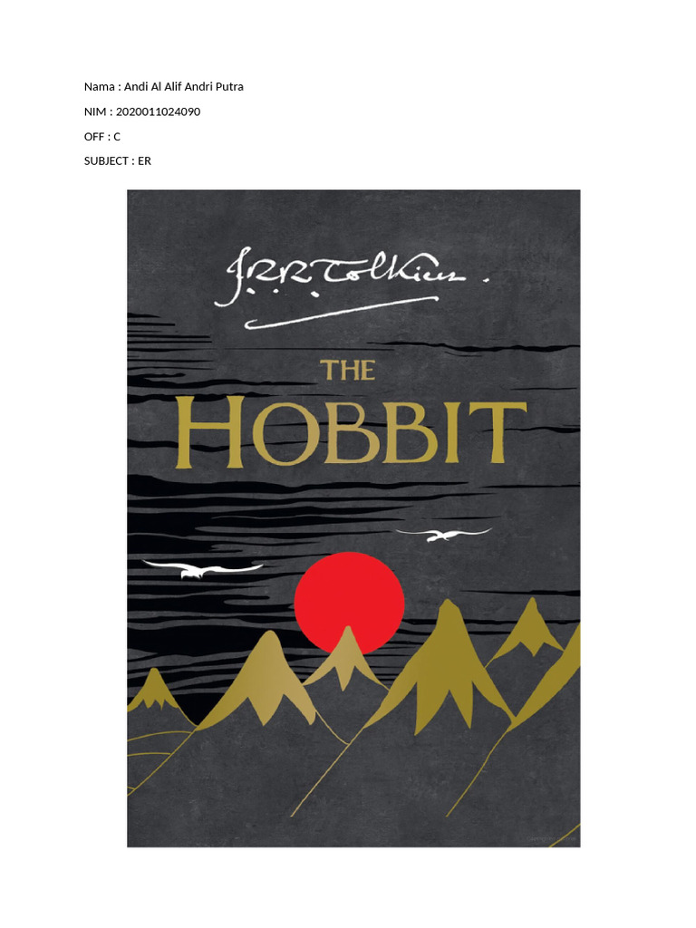 Extensive Reading Assignment - The Hobbit by J.R.R. Tolkien | PDF