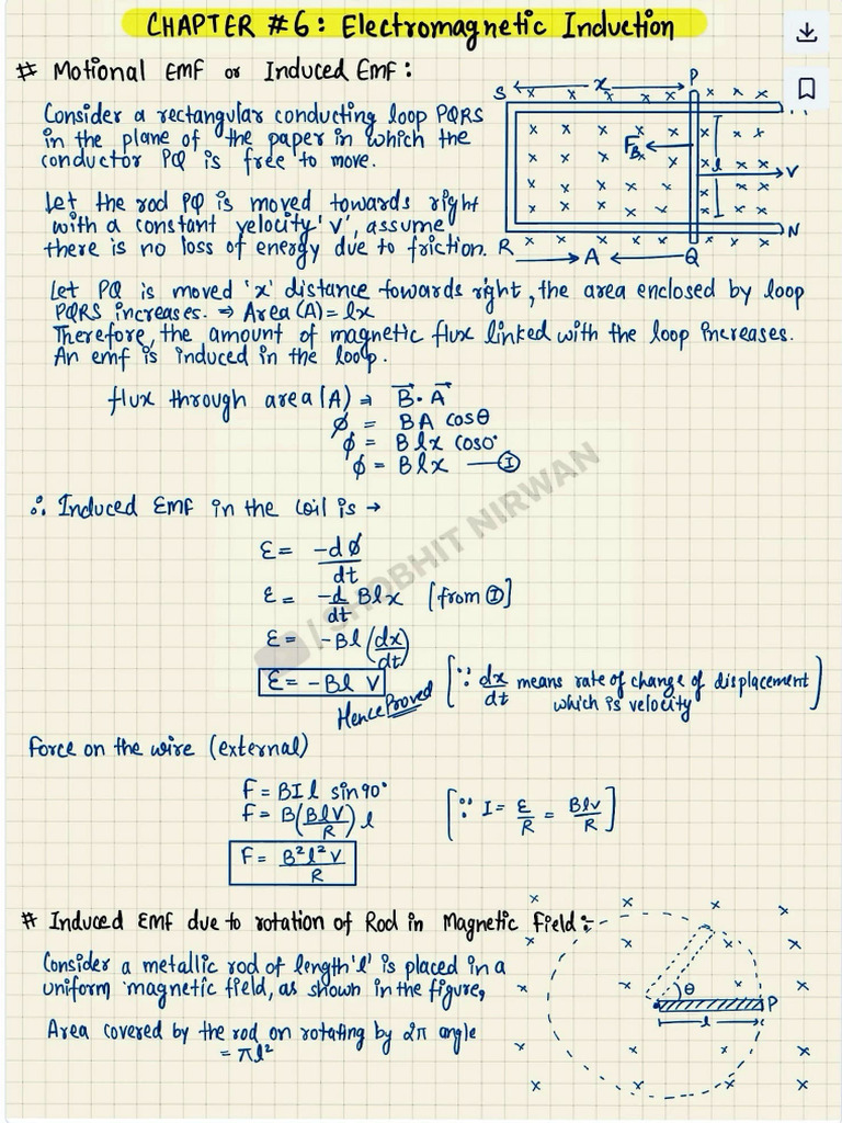 12th Physics Derivation IInd Part | PDF