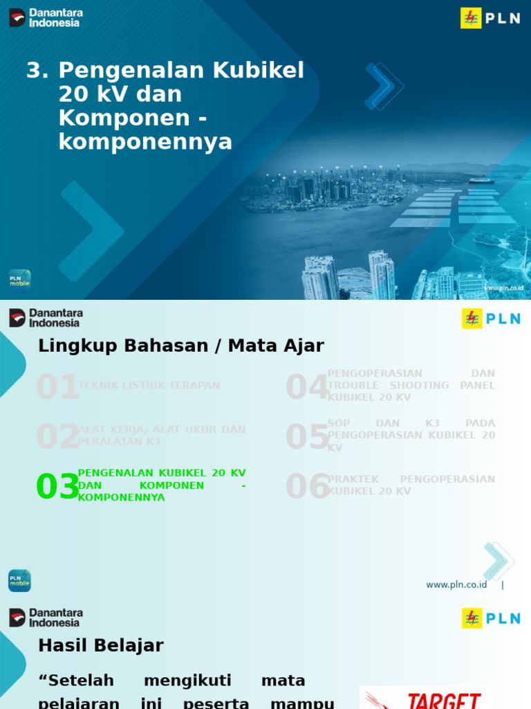 Pengenalan Kubikel 20 KV Dan Komponen - Komponennya | PDF