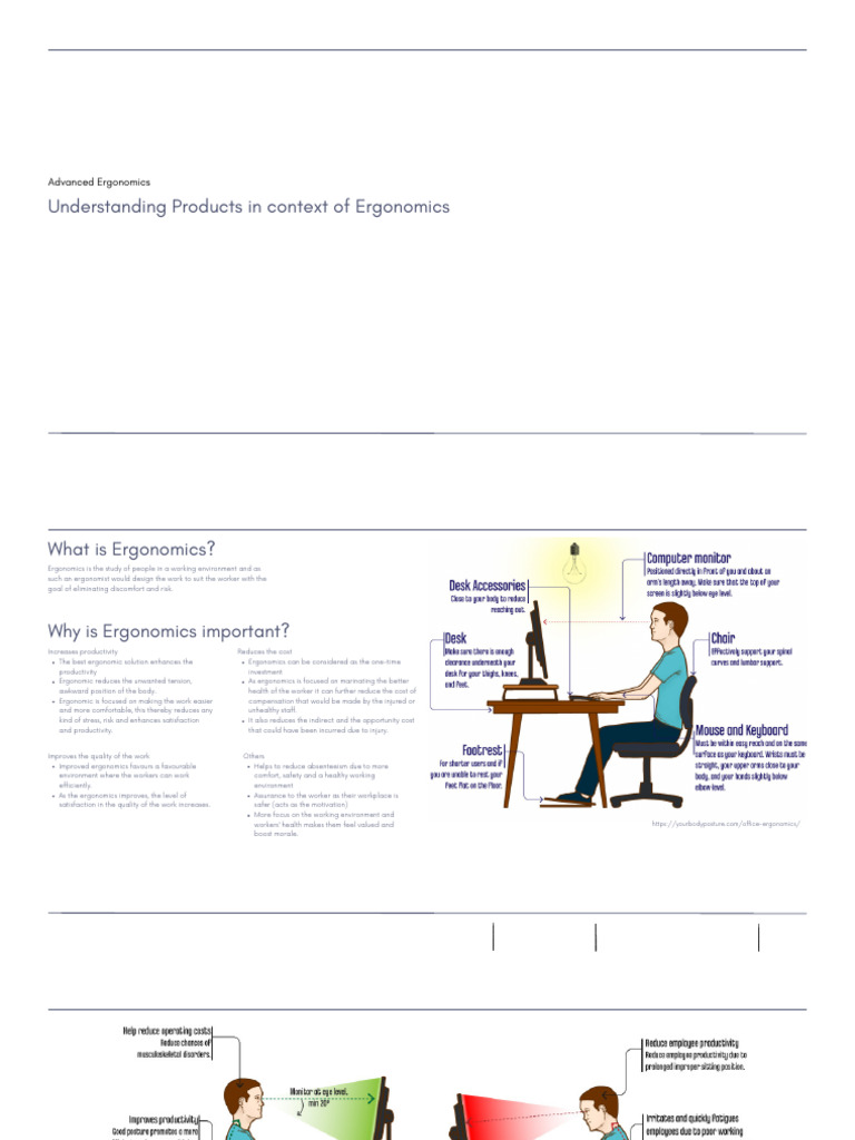 Ergonomics in Office Chair Design | PDF | Workplace