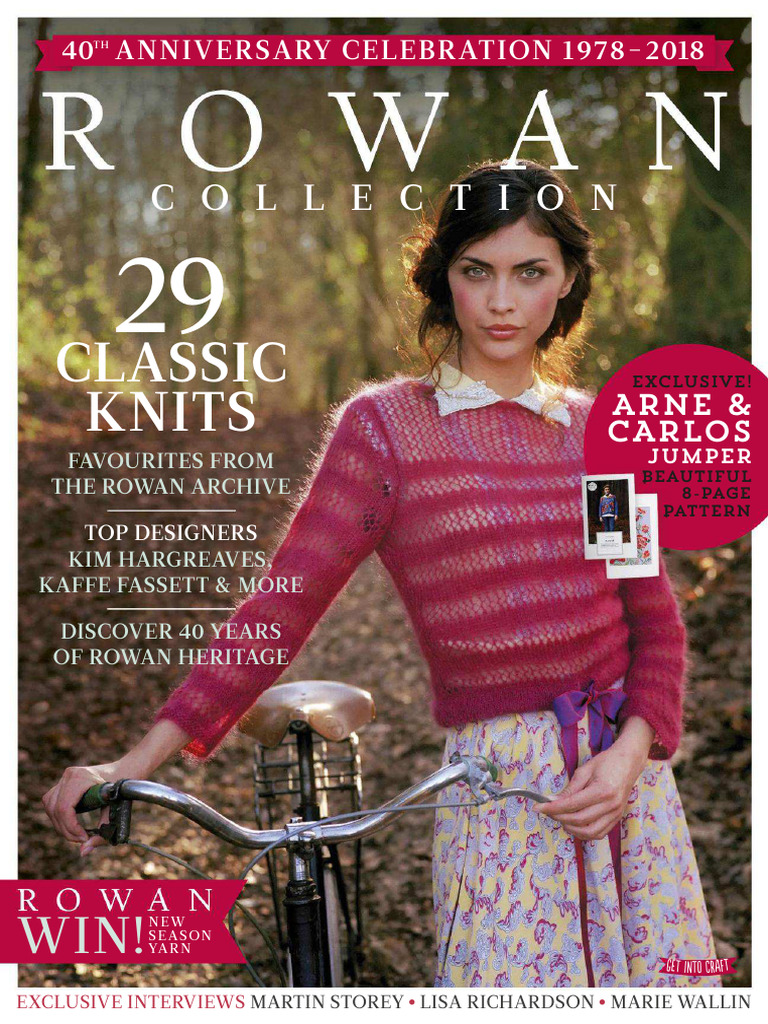 Rowan Collection 40th Anniversary Celebration | PDF | Knitting | Crochet