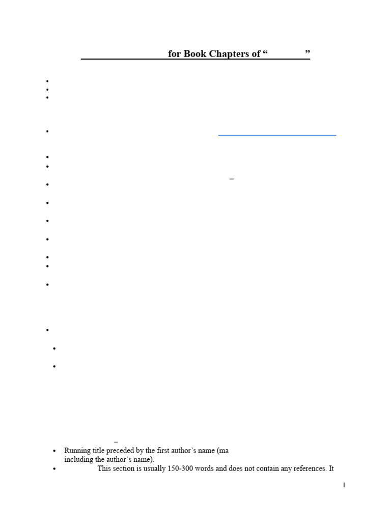Author Guidelines for Book Chapters | PDF | Virus | Zika Virus