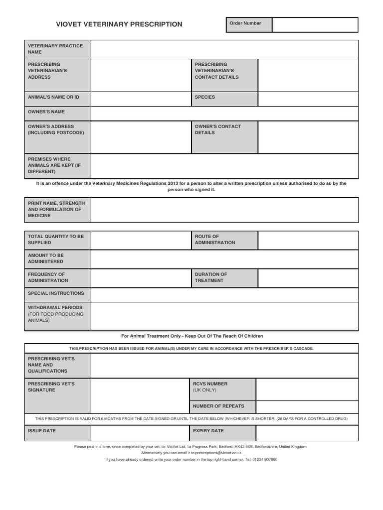 prescription_template_Viovet (5) | PDF | Medical Prescription ...