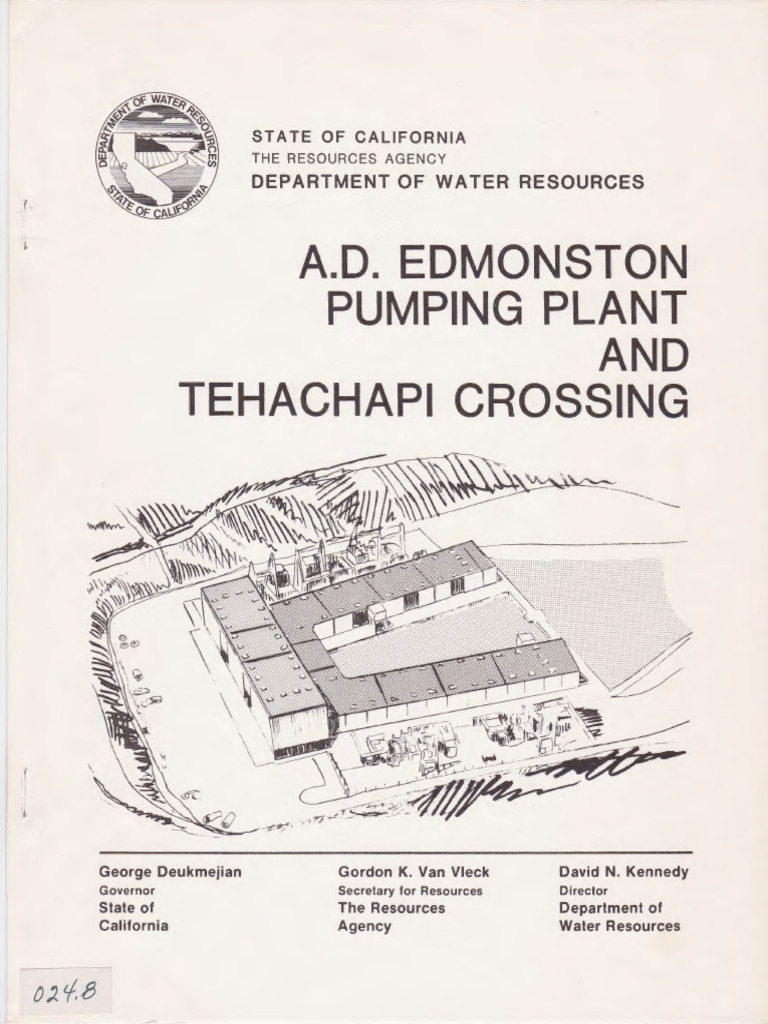 A.D. Edmonston Pumping Plant Overview | PDF | Pump | Mechanical Engineering