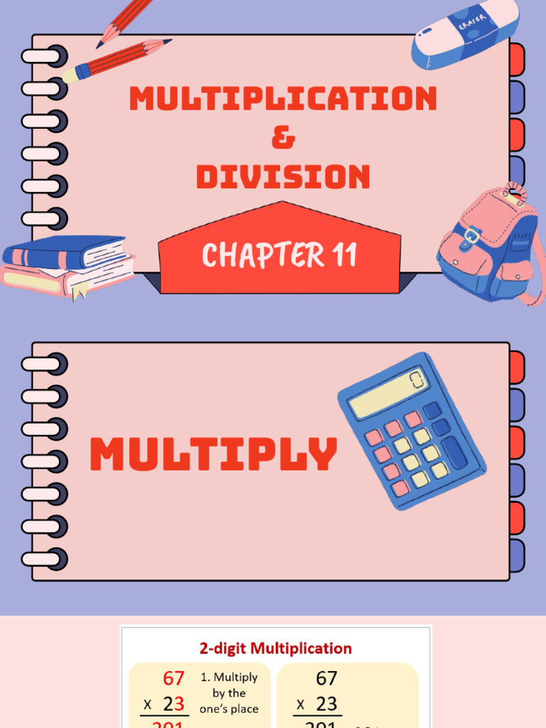 Chapter 11 Multplication and Division | PDF