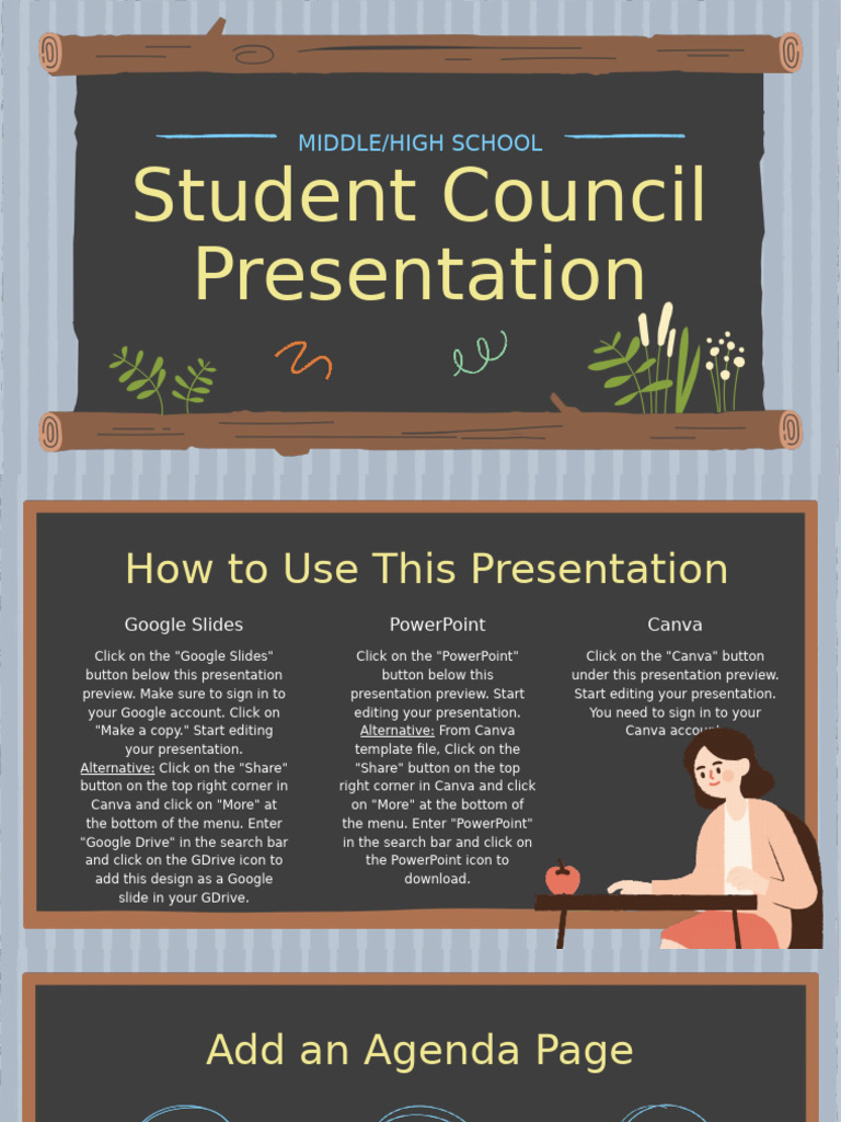 Student Council Presentation Guide | PDF | Microsoft Power Point ...
