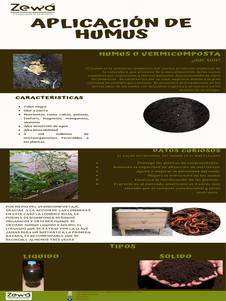 Beneficios y Aplicación del Humus | PDF | Química
