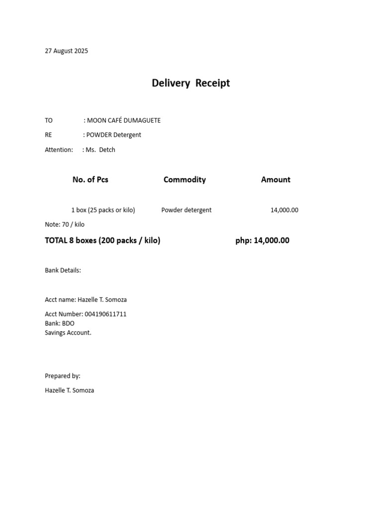 Delivery | PDF
