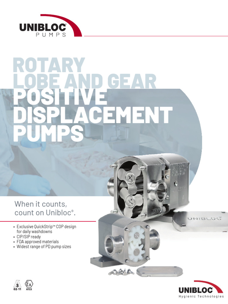 Unibloc® Positive Displacement Pumps | PDF | Pump | Gear