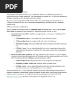CA Program Overview and Structure | PDF | Postgraduate Education ...