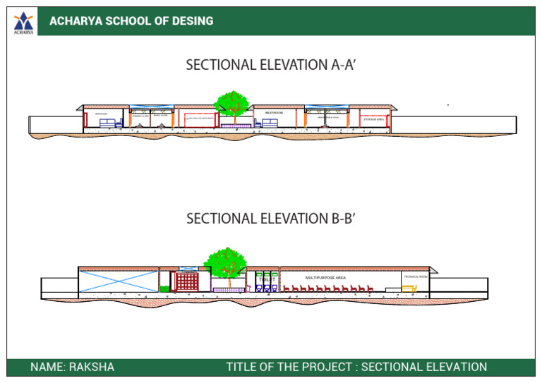 Sectional Elevation A-B' | PDF