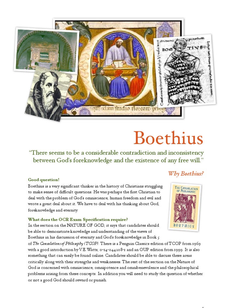 Boethius Research | Omniscience | God