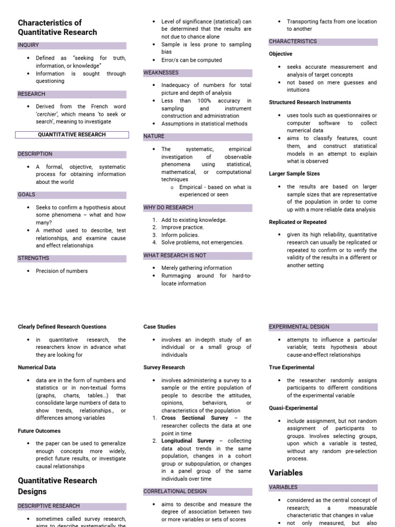 Practical-Research-Reviewer | PDF | Statistics | Level Of Measurement