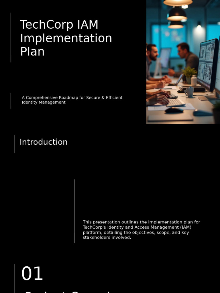 TechCorp IAM Implementation Plan | PDF | Computer Security | Security